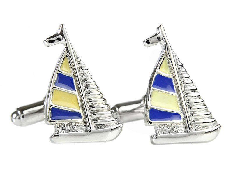 Sailboat Cufflinks – Sikara & Co